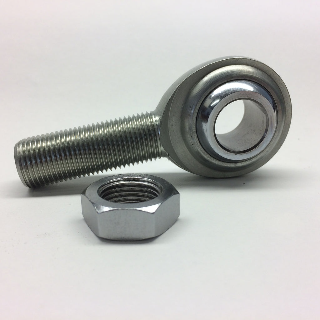 Male Carbon Steel 2 piece Rod End - Imperial - Differing ball and thre ...